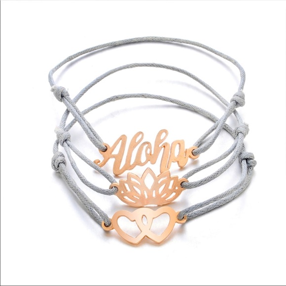 Boutique | Jewelry | Aloha Bracelet 3 Pcs Gift Set | Poshmark